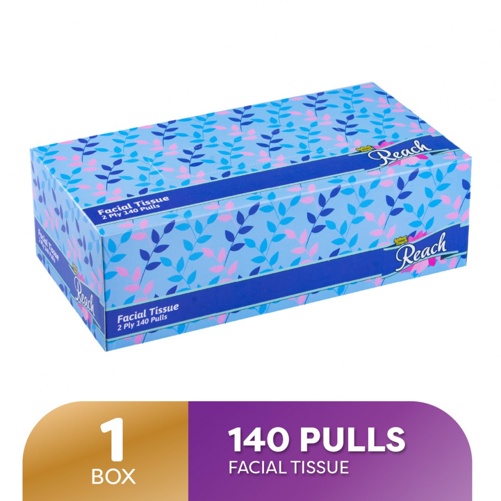 Reach Facial Tissue Box 2Ply 140Pulls 280 Sheets | Shopee Philippines