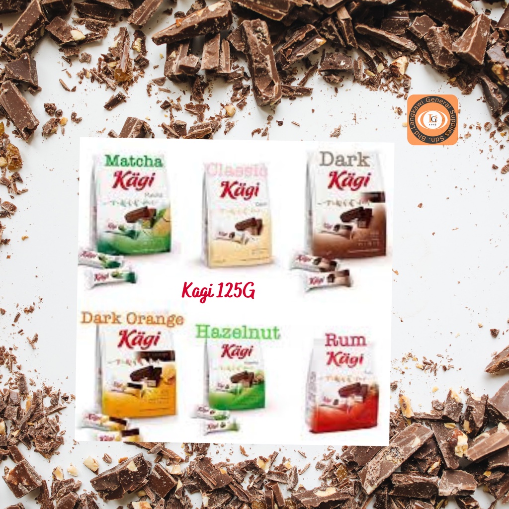Kagi Chocolate Classic, Dark, Dark Orange, Hazelnut Wafer Minis 125gm ...