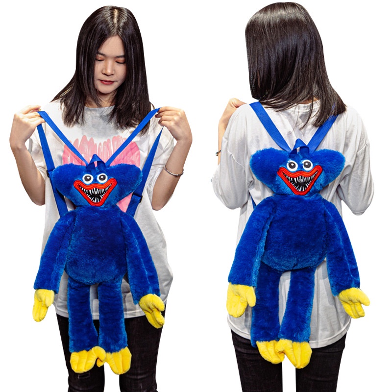 2022 New Huggy Wuggy Bag Hot Backpack Plush for Kids 40cm Poppy ...