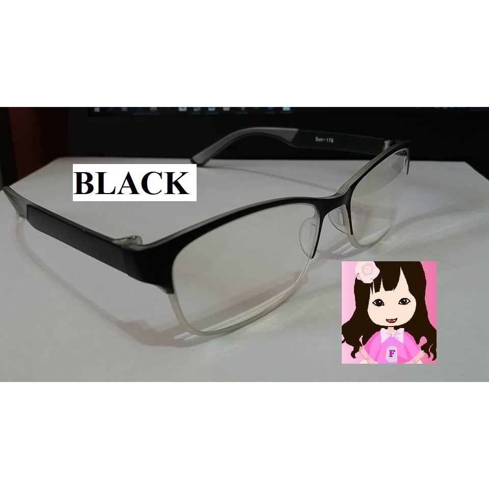 COLORED READING GLASS GRADE +1.75 #176 (FREE CASE AND CLOTH) | Shopee ...