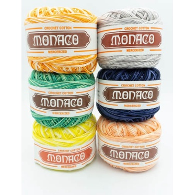 Monaco Monochromatic Crochet Thread (per ball) | Shopee Philippines