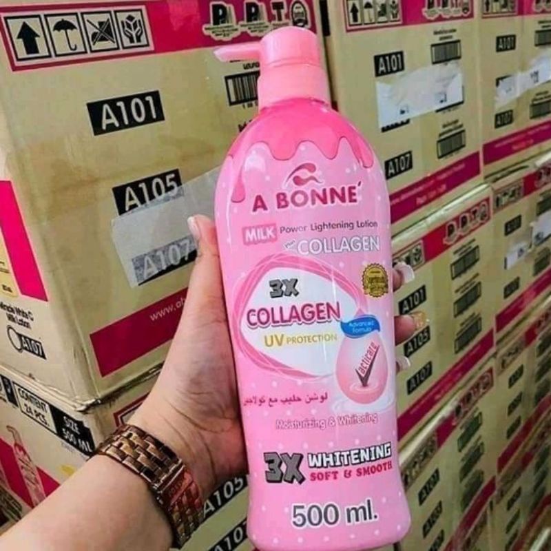 Abonne Milk Power Lightening Lotion plus Collagen 500ml | Shopee ...