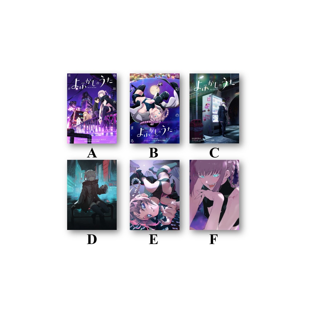 Call of the Night Posters / Japanese Anime A4 Size Posters | Shopee ...