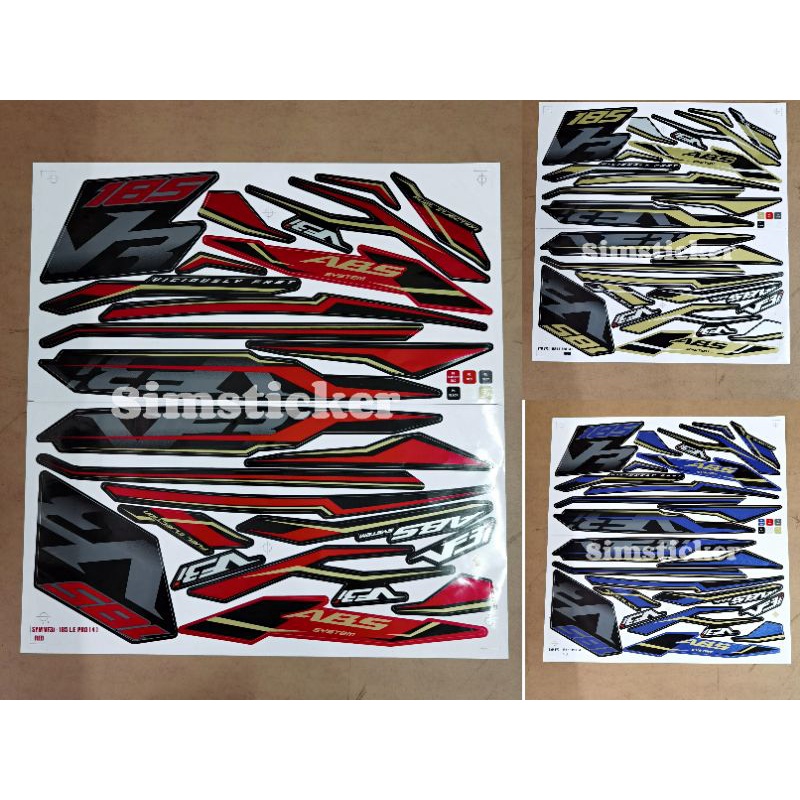 SYM VF3I 185 V2 (4) BODY STRIPE STICKER | Shopee Philippines