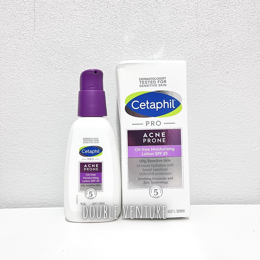 Cetaphil Pro Acne Prone Oil Free Facial Moisturising Lotion SPF25 118mL ...