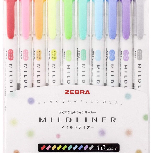 mildliner set of 10 colors | Shopee Philippines