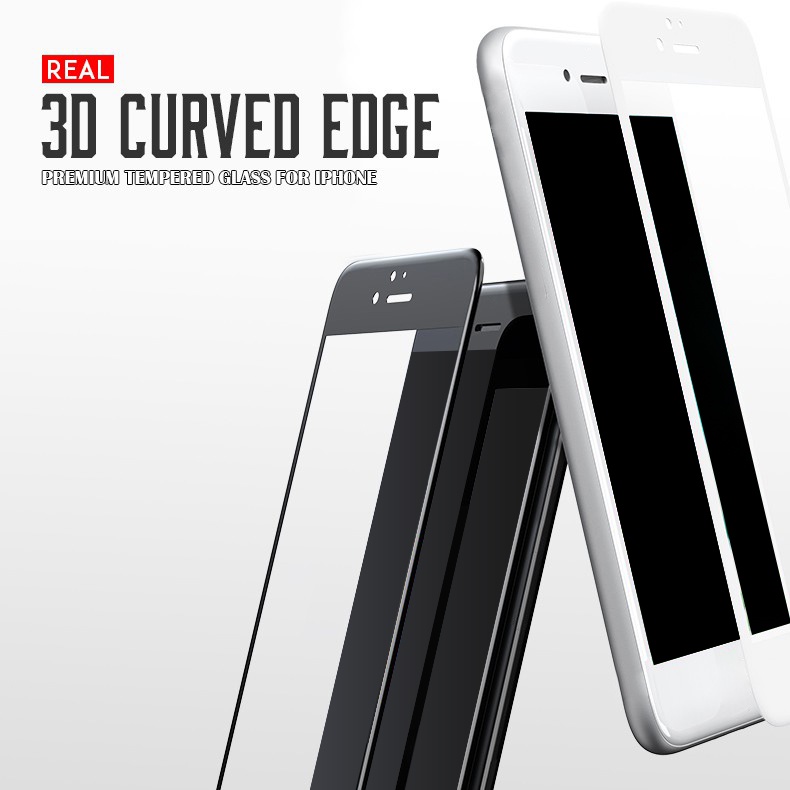 3D Full Coverage Tempered Glass IP 6 6 Plus 6s Plus 7G 8G | Shopee ...