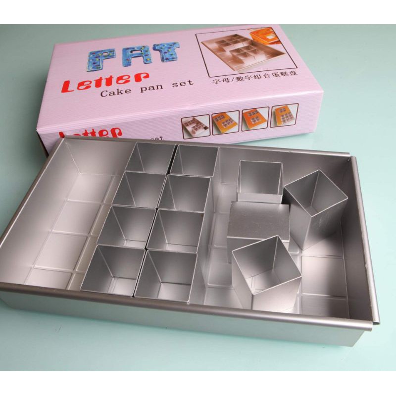 Letter Cake Pan Set/ Number Cake Pan Set | Shopee Philippines