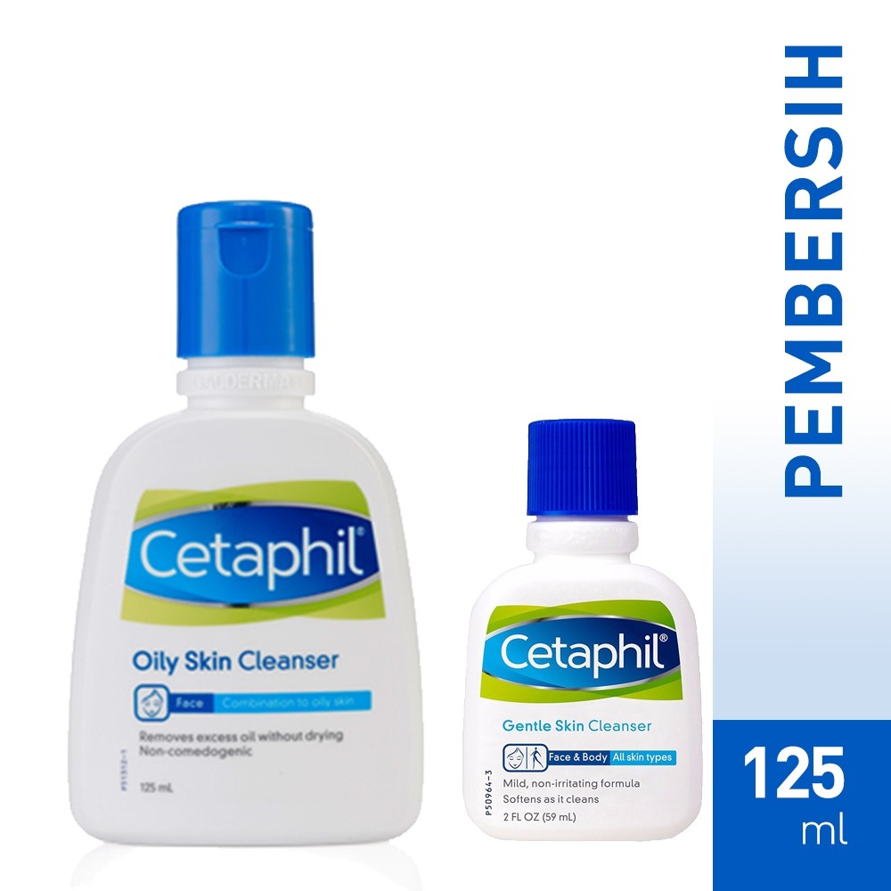 Cetaphil 59ml 125ml 250ml 500ml 1000ml Gentle / 125 Oily Skin Cleanser ...