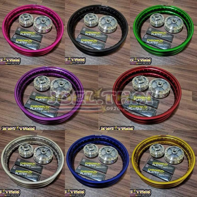 Rimset - Xrm110, Xrm125, Wave125, Wave100 Disctype For( BowltypeDisc ...