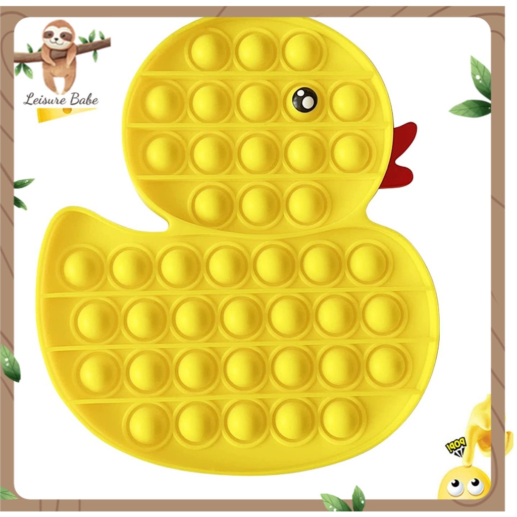 Duck Pop It Squeeze Fidget Toy for Kids and Adults Special Needs Stress ...