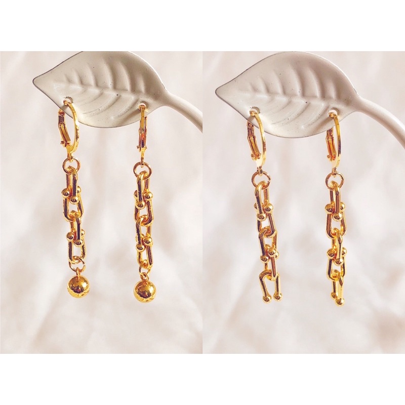 fashion jewelry 24k gold plated Bangkok gold earrings for women hikaw ...