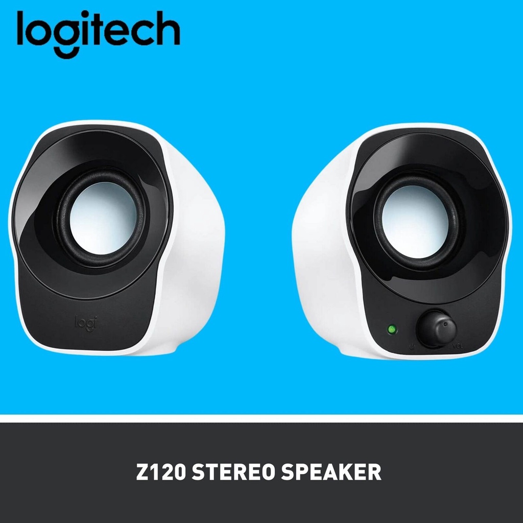 Logitech Z120 USB Wired Powered Stereo Speaker | Shopee Philippines