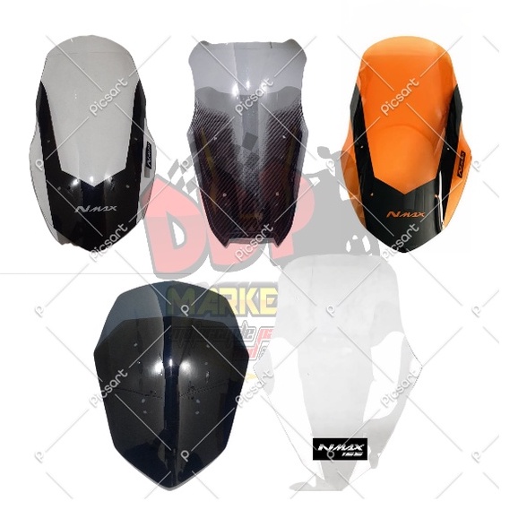 Motorcycle NMAX VISOR WINDSHIELD LONG TYPE V1,V2 | Shopee Philippines