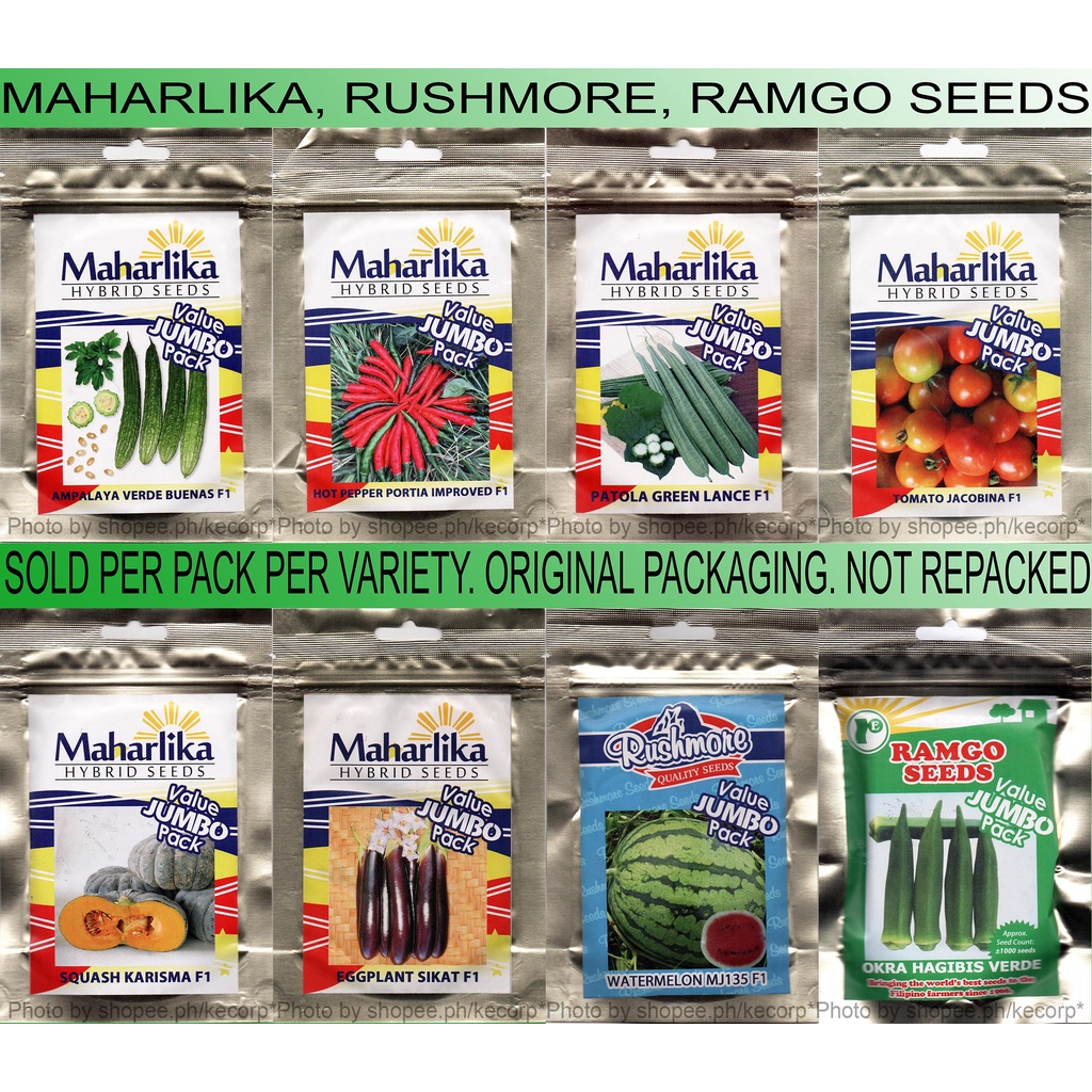 Ramgo Rushmore Maharlika Makita JUMBO Pack Seeds Sold Per Pack Per ...