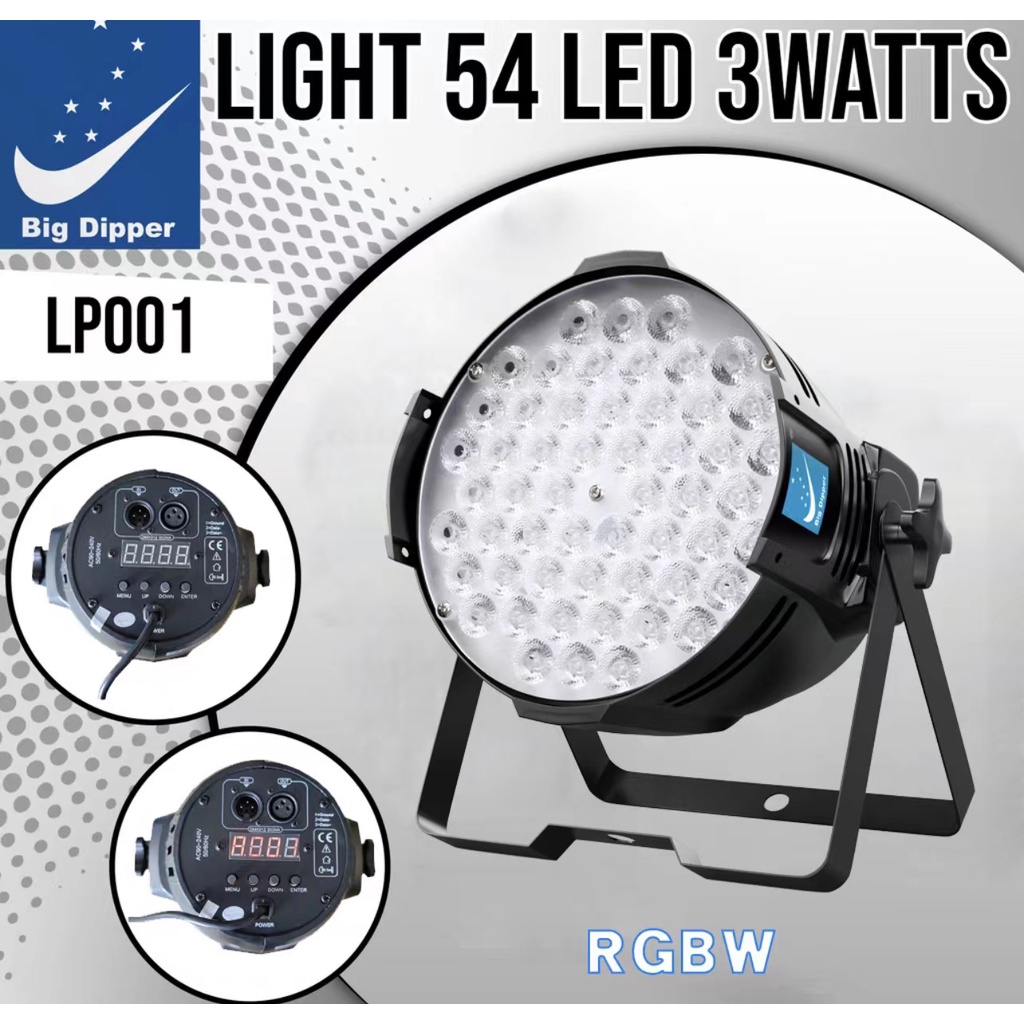 Big Dipper LP001 NEW VERSION Stage Lights 54LED 3W Par Lights RGBW ...
