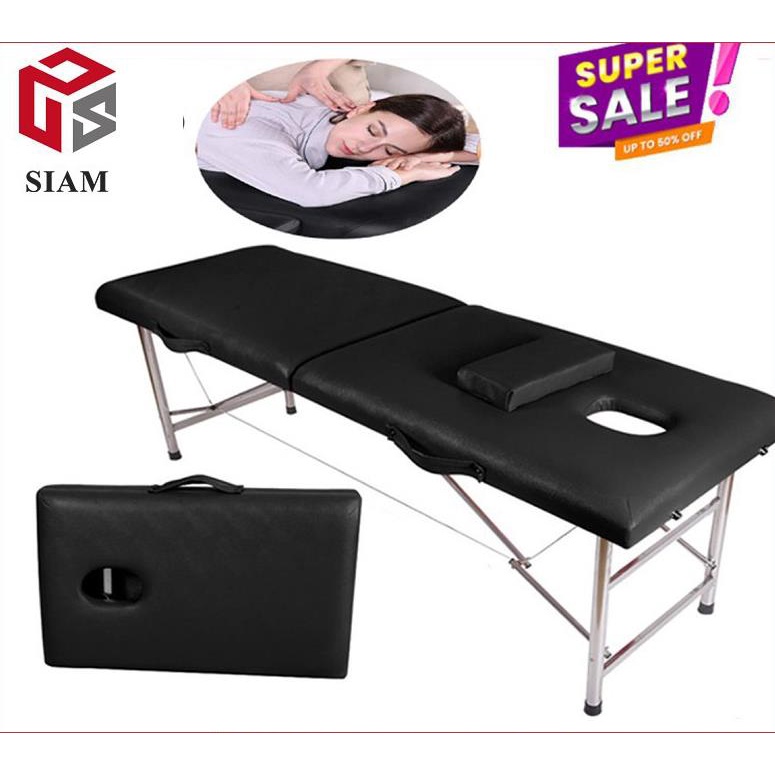 Foldable Sturdy Comfortable Beauty Bed Massage Bed Spa Facial Portable ...