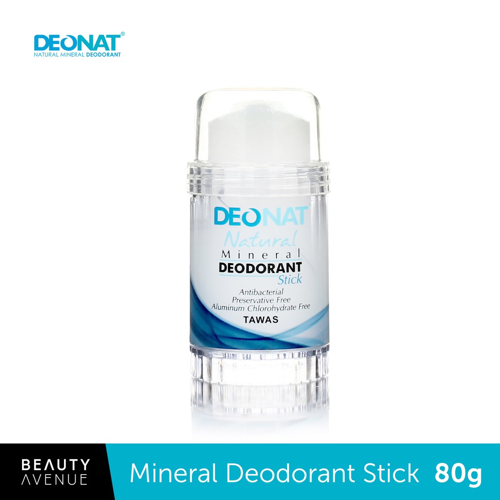 Deonat Natural Deodorant Tawas Mineral Stick 80G | Shopee Philippines