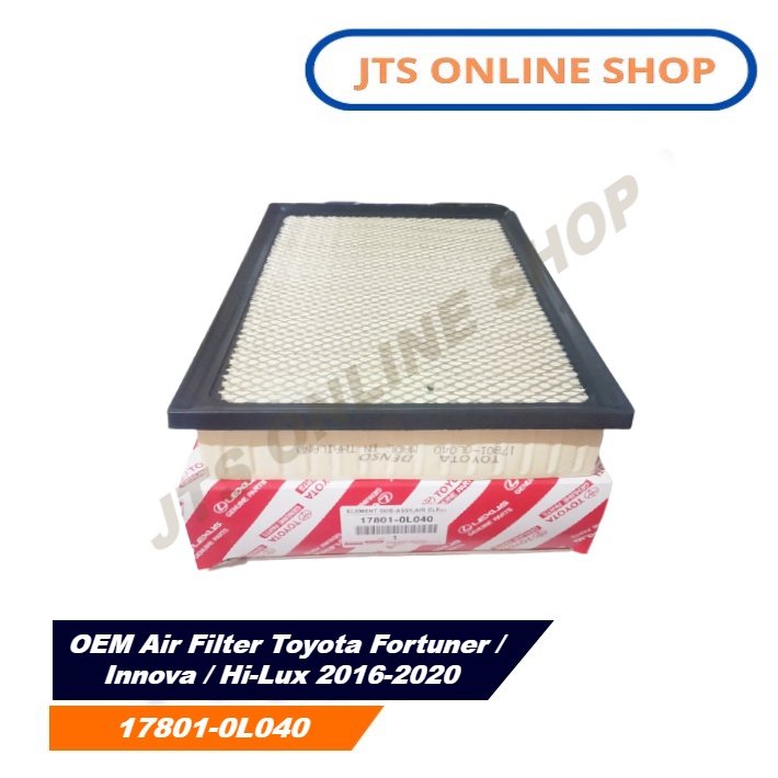 OEM Air Filter Toyota Fortuner / Innova / Hi-Lux 2016-2020 17801-0L040 ...