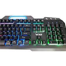 BK36 KEYBOARD ICE ARMOR RAINBOW LIGHT METAL GAMING KEYBOARD | Shopee ...
