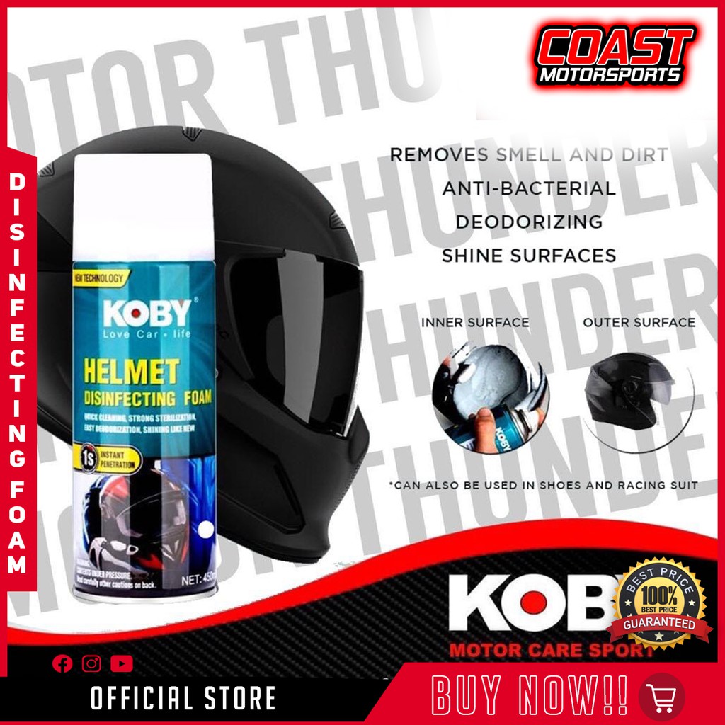 Koby Helmet Disinfecting Foam Sanitizer Disinfectant spray | Shopee ...