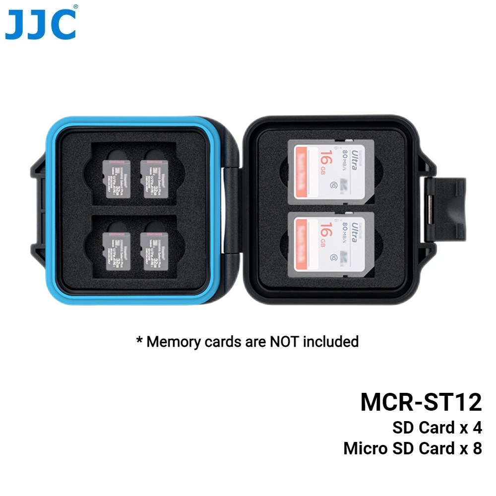 JJC Memory Card Case Mini Flash Card Storage Holder for SD SDXC SDHC ...