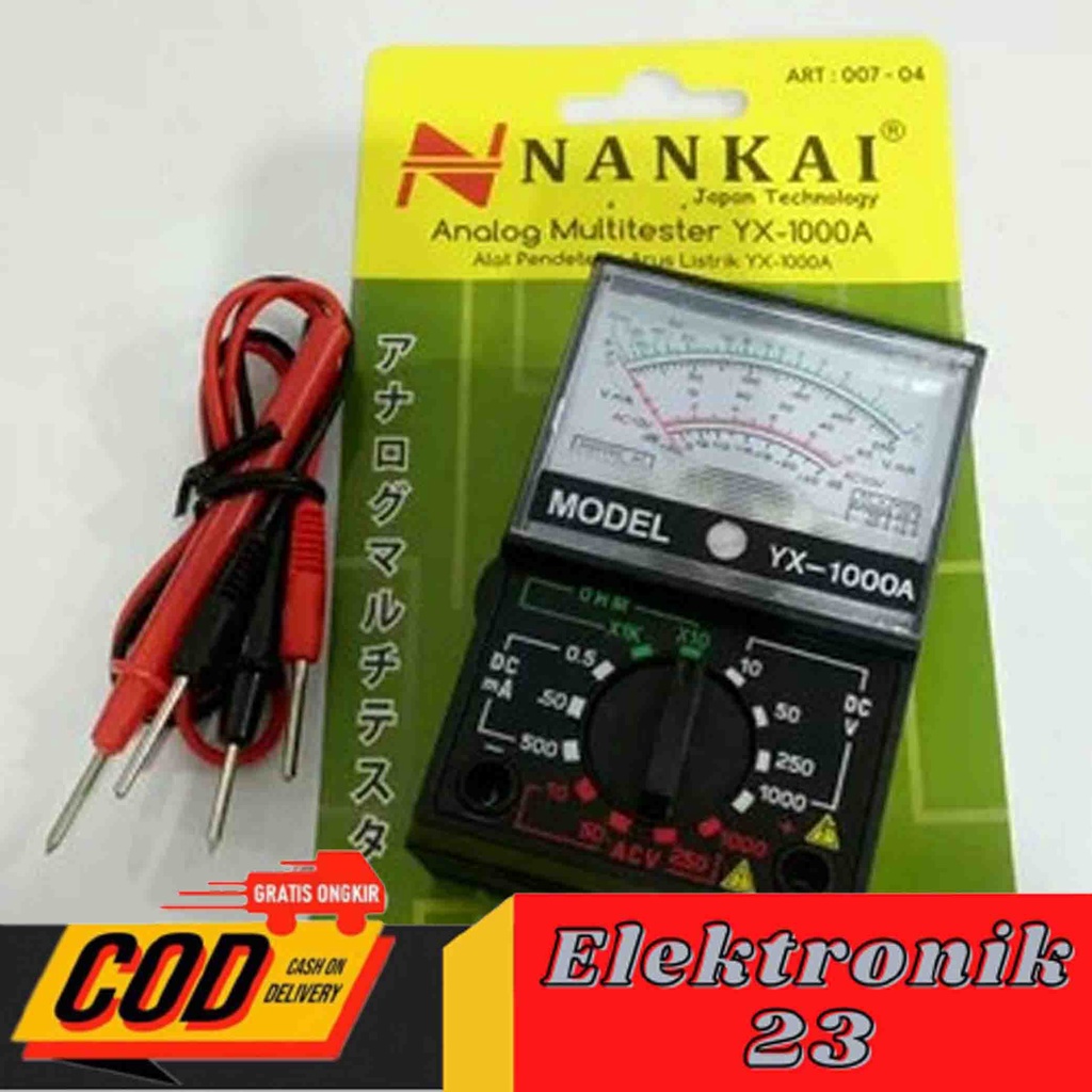 Multitester Multimeter Mini Nankai Analog YX-1000A YX1000A YX 1000A ...