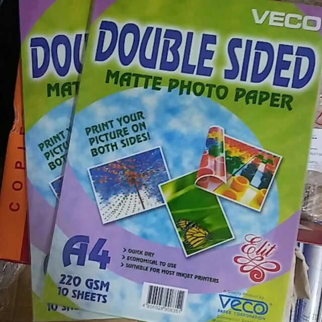 Photo paper matte (double sided) | Shopee Philippines