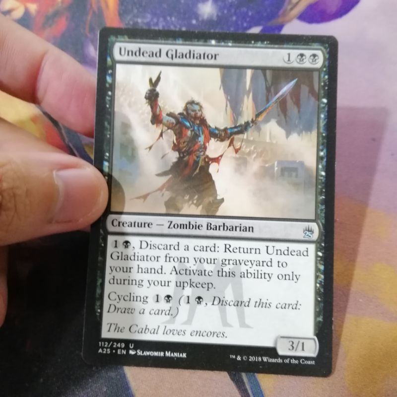 1 Undead gladiator A25 magic cards MTG black uncommon | Shopee Philippines
