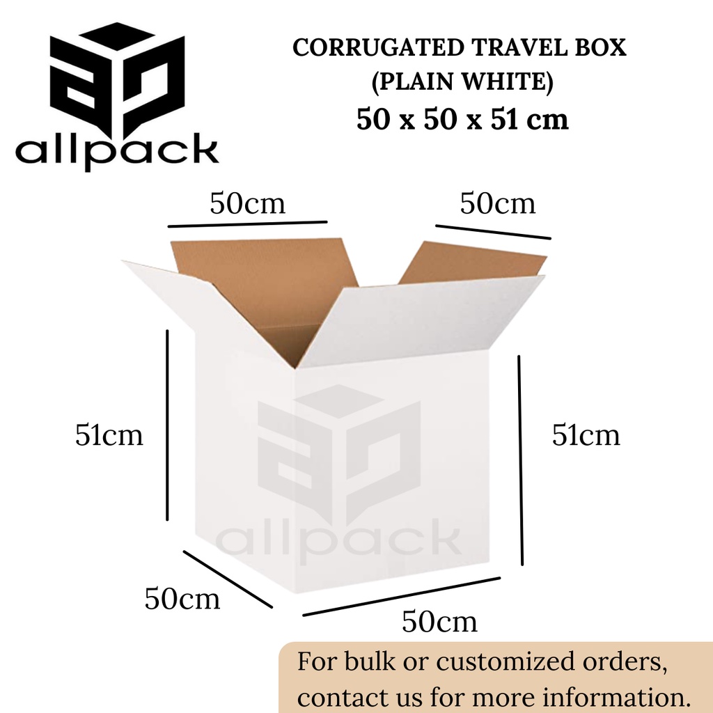 Balikbayan box Brown and White | Shopee Philippines