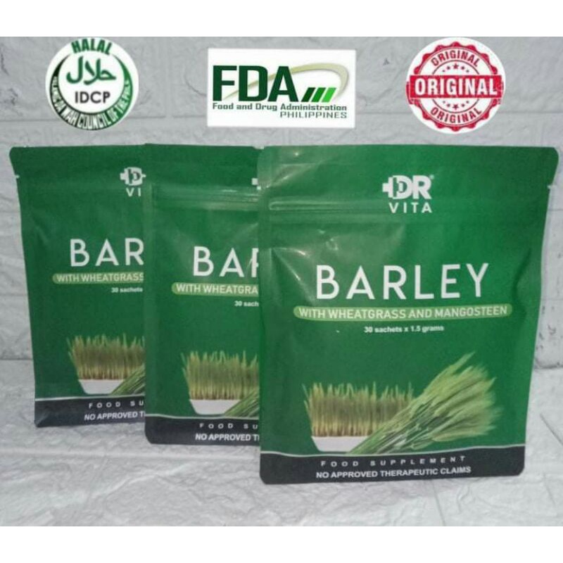 Authentic Dr. Vita Barley with wheatgrass and Mangosteen (Trio Pack ...