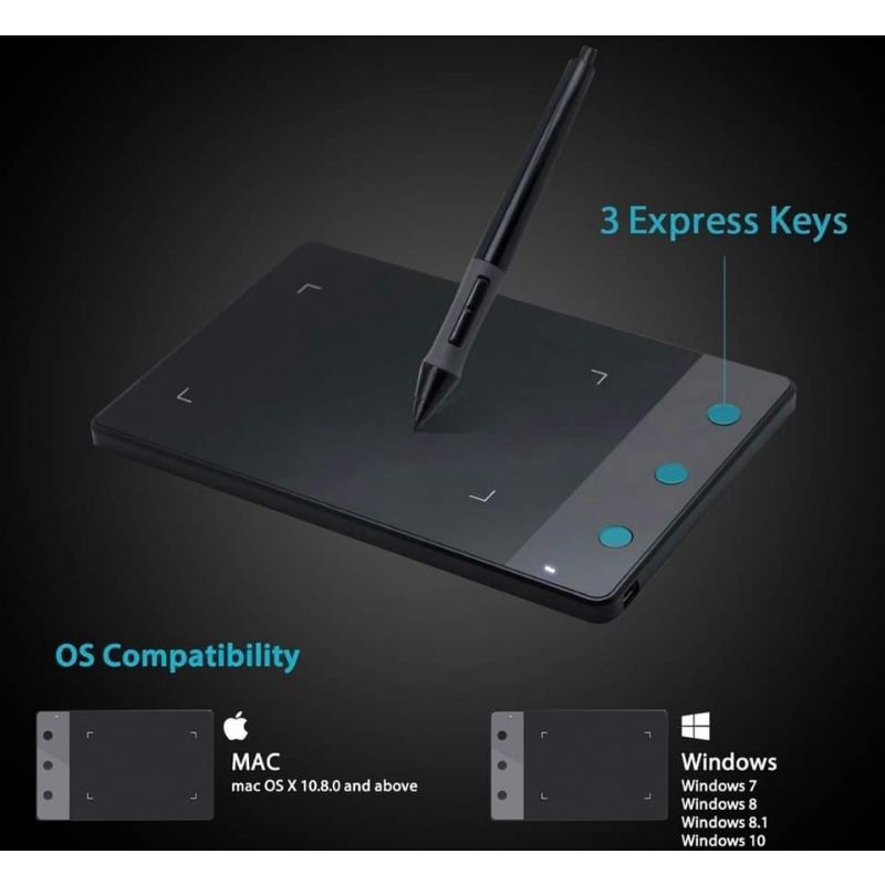 HUION Digital Graphic Drawing Tablet H420 | Shopee Philippines