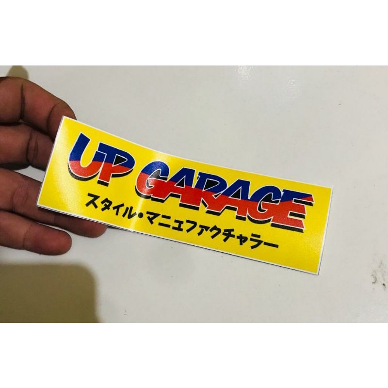 Jdm Up Garage Sticker | Shopee Philippines