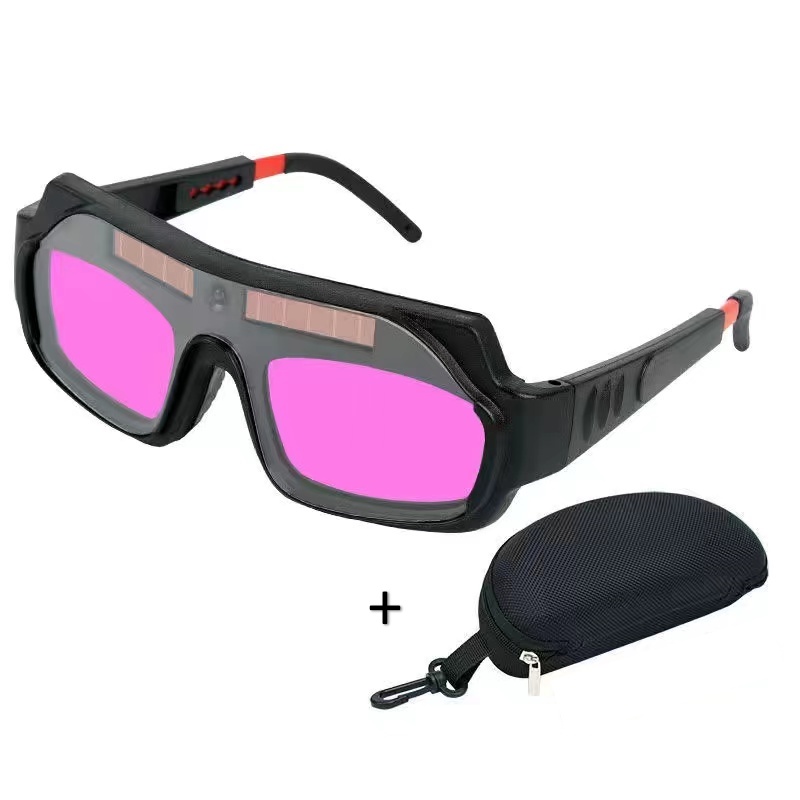 Auto Darkening Welding Goggles Solar Powered Welder Eyes Glasses, Anti ...