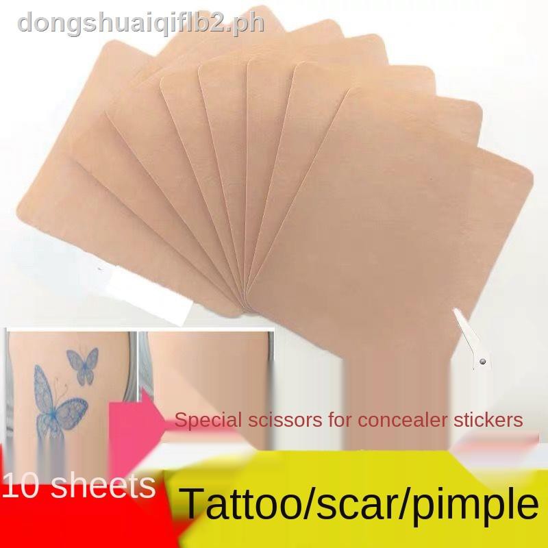 Cover tattoo stickers scars, invisible skin color stickers, birthmarks ...
