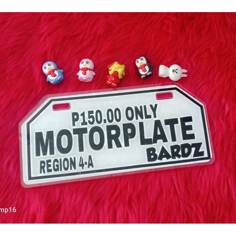 Motorplate - Temporary Motorplate - Plaka ng Motor | Shopee Philippines