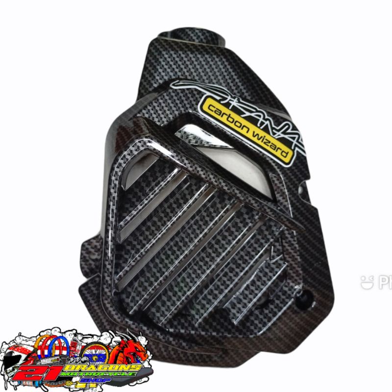 Honda Click v1, v2 v3 125 & 150i Carbon Radiator Cover (FREE Akana ...