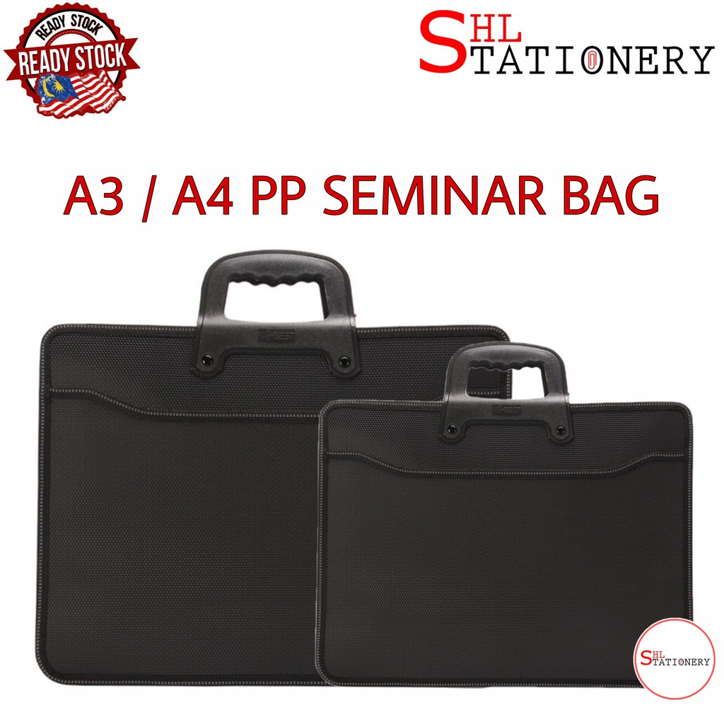 Waterproof A3 / A4 PP Seminar Bag / Business Briefcase / Portfolio File ...