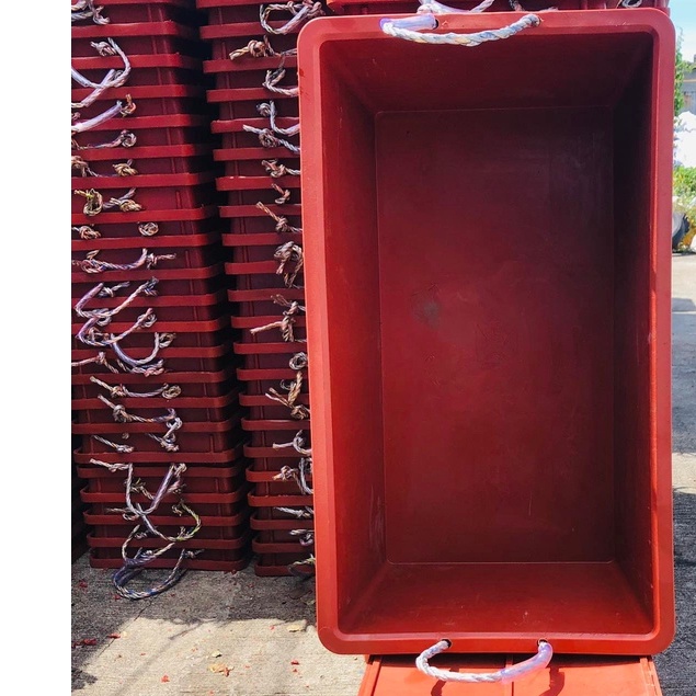 banyera 3PCS RECTANGLE FISH CRATE / WASH BASIN 3COLORS | Shopee Philippines