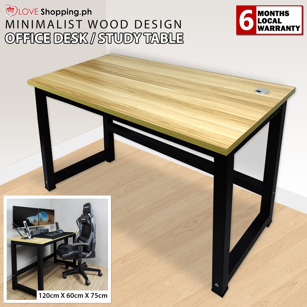 120cm X 60cm Wood & Aluminum Design Office Desk Home Office Desk ...
