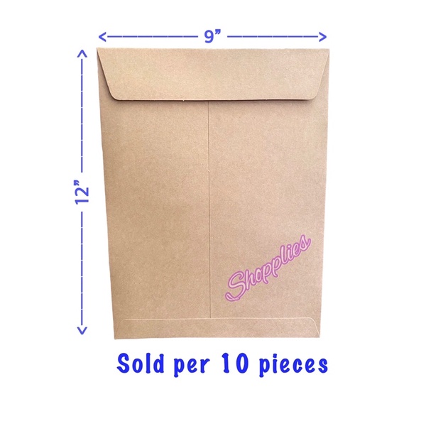 Catalog Envelope 9” x 12” (10's) Thick Plain | Shopee Philippines