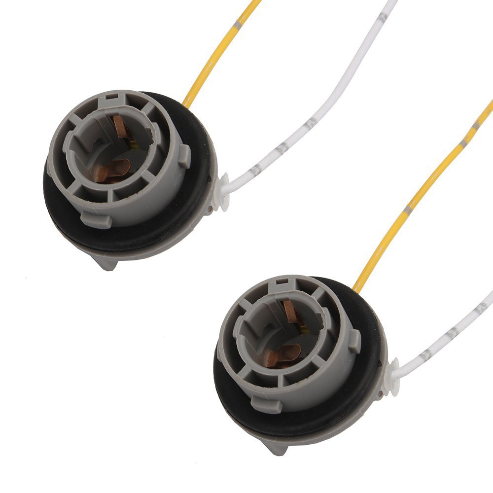 NEW! Senzeal 2pcs BAU15S/PY21W Bulbs 1156 150° Lamp Sockets Adapter Car ...