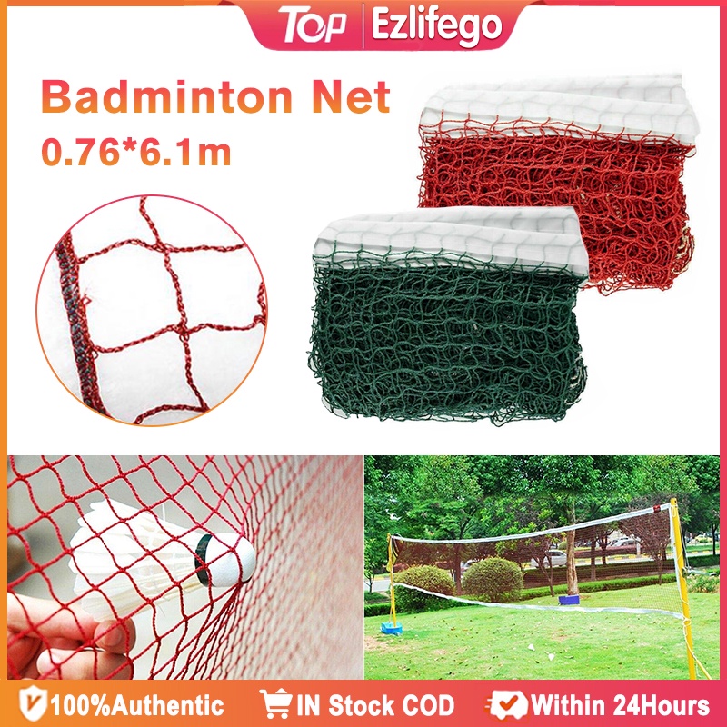 6.1mX0.76m Professional Standard Badminton Net Outdoor Tennis Net Mesh ...