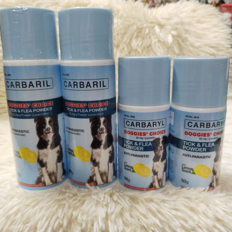Carbaryl/Carbaril Doggie's Choice Tick And Flea Powder Anti-Parasitic ...