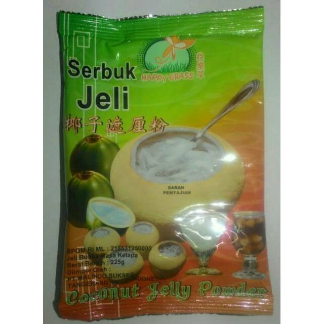 Coconut Jelly Powder 225g / Coconut Jelly Powder Happy Grass 225gr ...