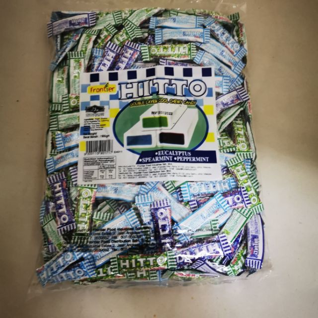 FRONTIER HITTO DOUBLE LAYER COOL CHEWY CANDY 900G | Shopee Philippines