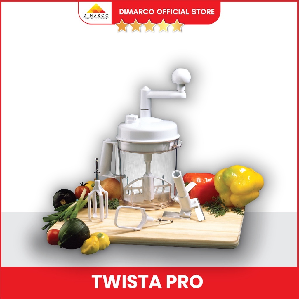 MESIN Twista Pro - Multifunction Manual Blender Chopper Meat Seasoning ...