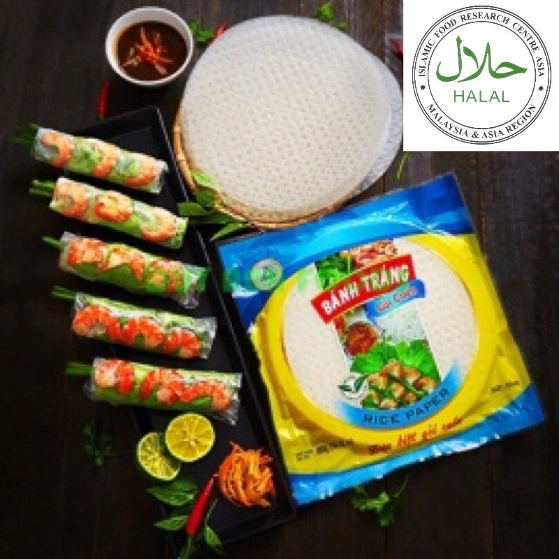 Rice Paper 21cm 300g Kulit Popiah Vietnam Spring Rolls in | Shopee ...