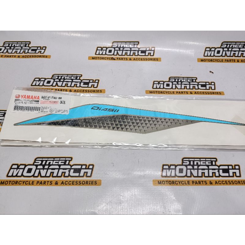 GENUINE STICKER GRAPHIC 1,2,3&4 OF REAR BODY COVER SIDE 3&4 SNIPER 155 ...