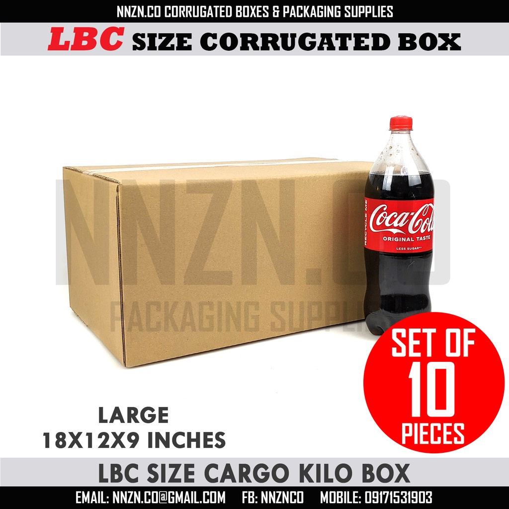 NNZN Large LBC Express Sizes Corrugated Cargo Shipping RSC Packaging ...